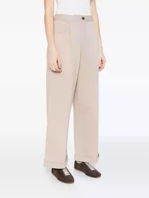 Brunello Cucinelli Tailored Trousers With Cuffed Hem