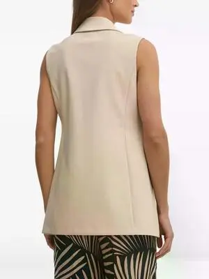 Joseph Ribkoff Sleeveless Button Tab Top