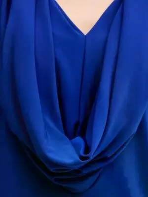 Joseph Ribkoff Cowl Neck Flared Blouse