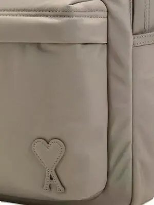 AMI Paris Marcel Padded Logo-patch Backpack