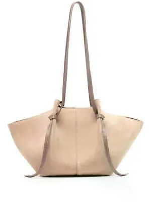 Yuzefi Large Mochi Suede Tote Bag - Brown