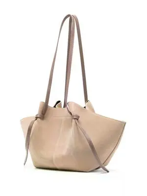 Yuzefi Large Mochi Suede Tote Bag - Brown