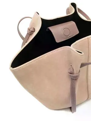 Yuzefi Large Mochi Suede Tote Bag - Brown