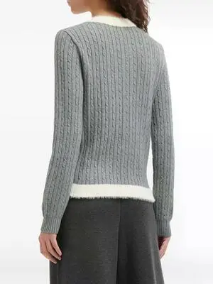 B+AB Cable-knit Button Cardigan