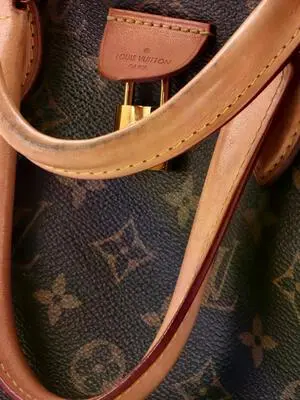 LOUIS VUITTON Rivoli Handbag Monogram Canvas Pm Satchel - Brown