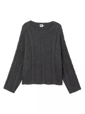 B+AB Long-sleeve Relaxed Fit Sweater - Grey