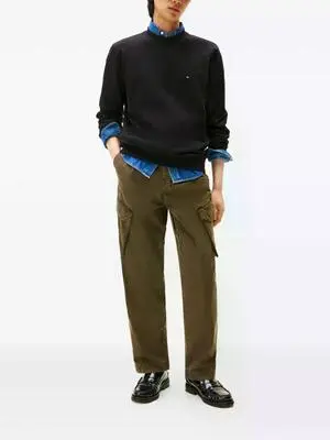 Tommy Hilfiger Logo-detail Sweatshirt - Black
