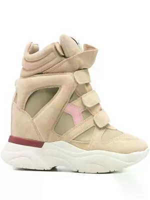 Isabel Marant Étoile Touch-straps Platform Ankle Boots