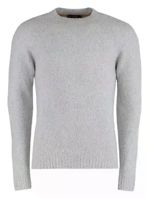 MOORER Textured Crew-neck Sweater
