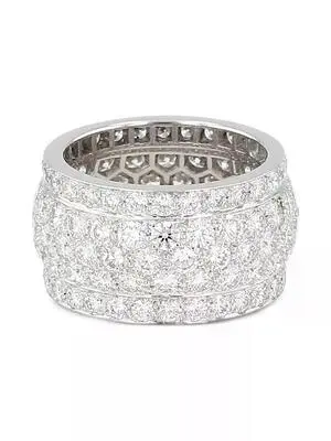Cartier 2012 Diamond White Gold Ring - Silver