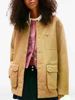 Tommy Hilfiger Corduroy-collar Jacket - Neutrals