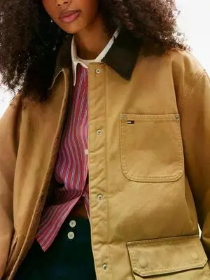 Tommy Hilfiger Corduroy-collar Jacket - Neutrals