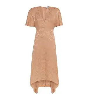 Stella McCartney Silk-blend Padded Cloud Midi Dress
