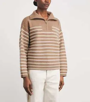 Rag & Bone Wool-cashmere Striped Raven Sweater