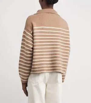 Rag & Bone Wool-cashmere Striped Raven Sweater