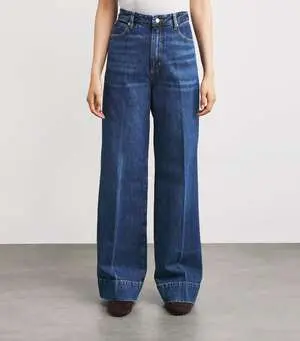 FRAME The Slice Flare Jeans - Blue