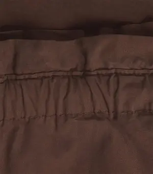 Polo Ralph Lauren Cotton Curved Tapered Trousers - Brown