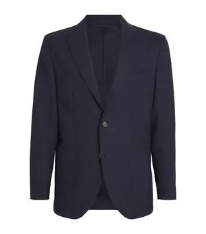 Eton Wool-blend Tech Blazer