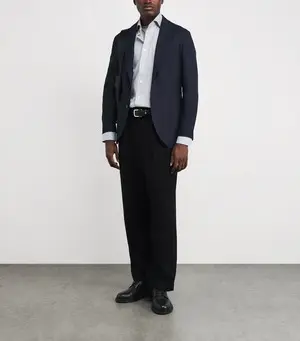 Eton Wool-blend Tech Blazer