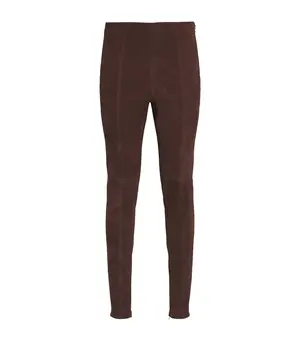 Women's Suede Leggings