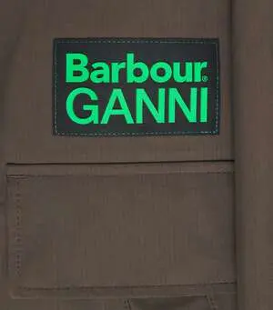Barbour X Ganni Waterproof Parka Coat