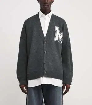 MAISON MARGIELA Wool Varsity Cardigan