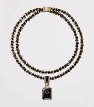 Chanel Première Iconic Chain Necklace Watch