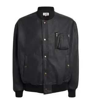 Maison Margiela Leather Outerwear For Men