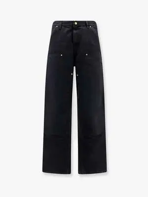 Carhartt Work In Progress Double Knee Denim Trousers - Black