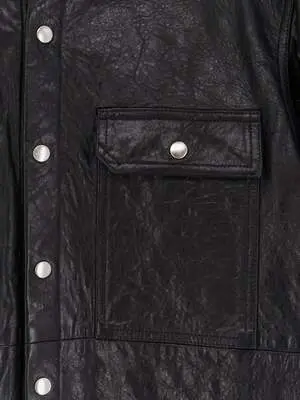 Rick Owens Leather Outershirt Jacket