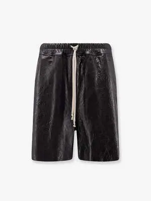 Rick Owens Leather Shorts