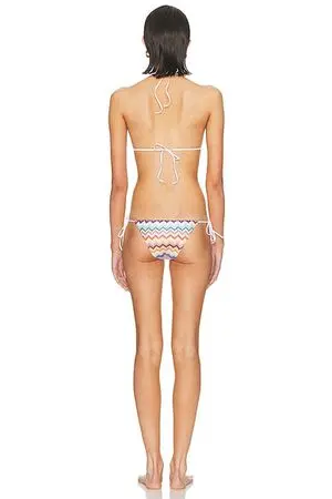Missoni Two-piece Bikini Set With Metallic Threading