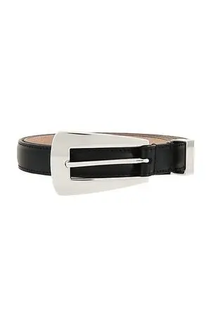 Khaite Lucca 25mm Belt In Leather - Black