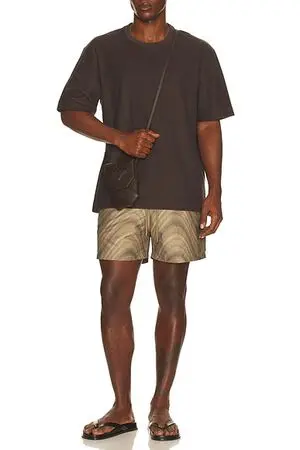 Frescobol Carioca Rio Jacquard Fibra Swim Short - Khaki