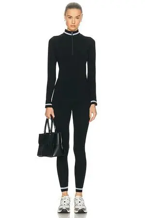 The Upside Seamless Quarter Zip Base Layer Top