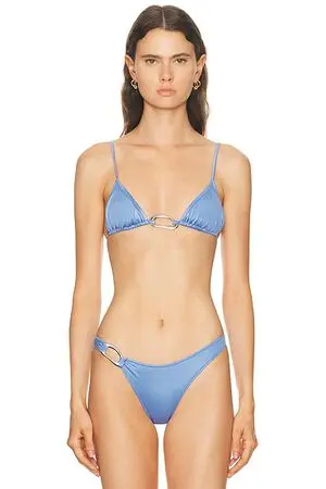TROPIC OF C Ona Equator Bikini Top - Sky