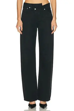 AGOLDE Arc Criss Cross Jeans In Black Wash - Phase
