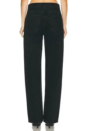 AGOLDE Arc Criss Cross Jeans In Black Wash - Phase