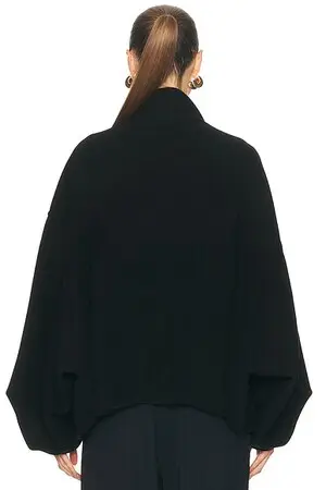 DARKPARK North Midi Oversize Cashmere Wool Jacket - Black