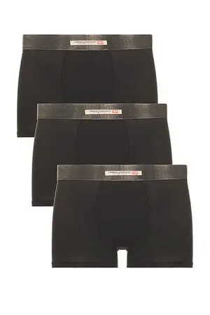 DIESEL® Damien Denim Three Pack Underwear - Black