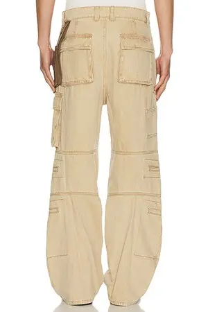 We11Done Washed Cargo Trousers