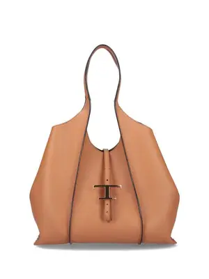TOD'S Tote Bag "t-timeless" By - Brown