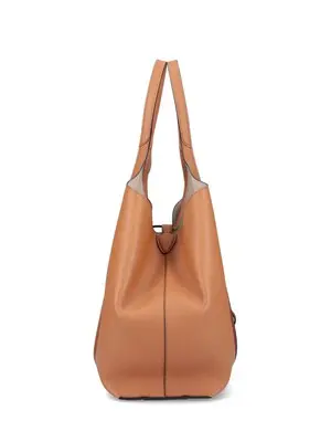 TOD'S T-timeless" Medium Tote Bag - Brown