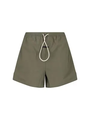 Maison Kitsuné Beach Shorts - Green