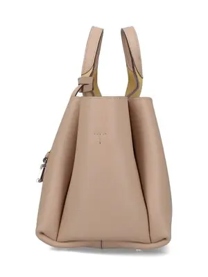 TOD'S T-timeless Mini Tote Bag - Beige