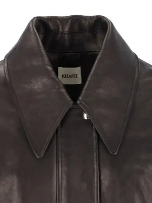 Khaite Shelman Leather Jacket