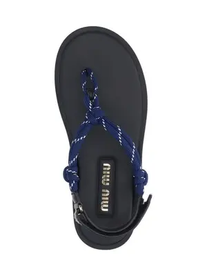 Miu Miu Rivière Thong Sandals