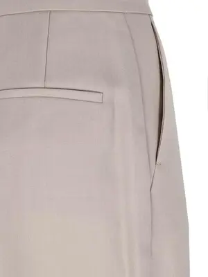 Max Mara Tailored Wool Blend Straight Leg Pants