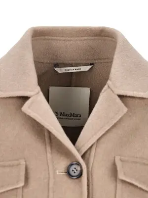 Max Mara Virgin Wool Fiero Jacket - Brown