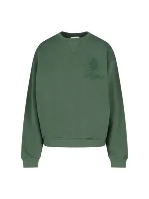 FRAME Ritz Crew Neck Sweatshirt - Green
